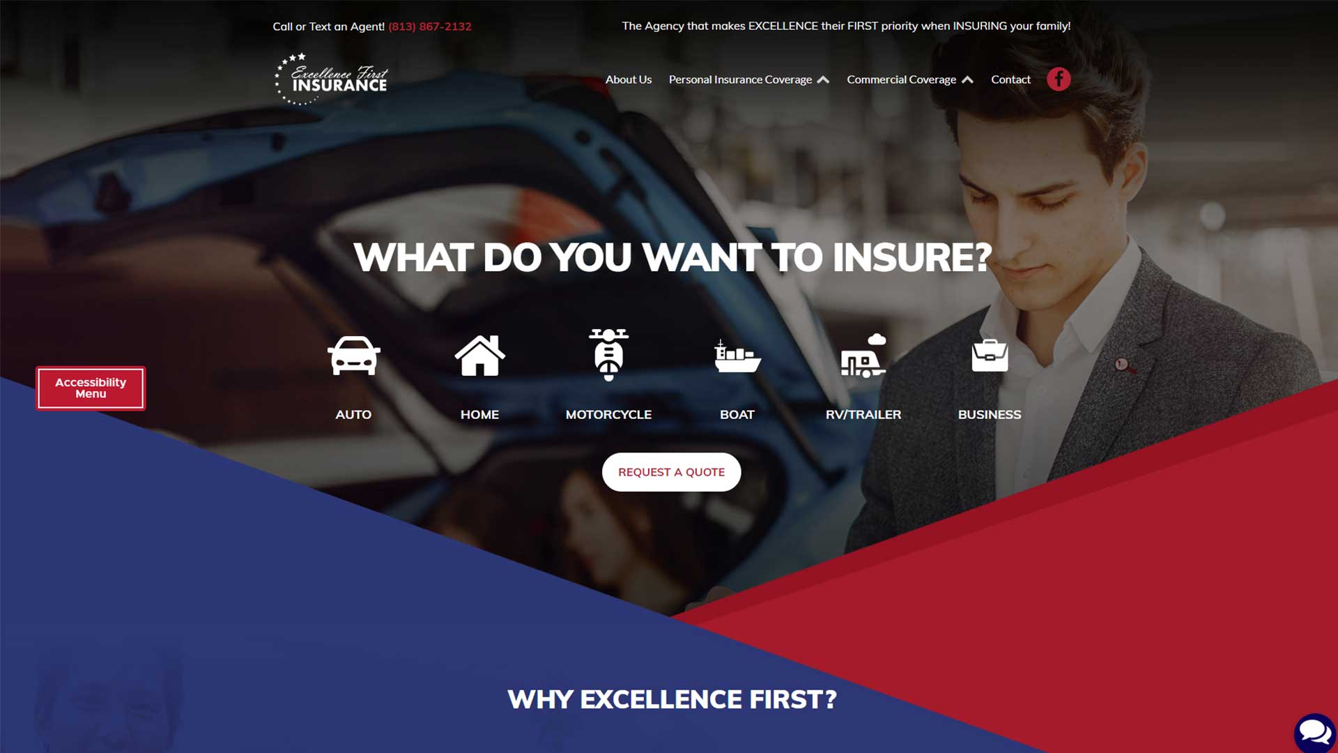 Home page - Excellence First Insurance Brandon FL